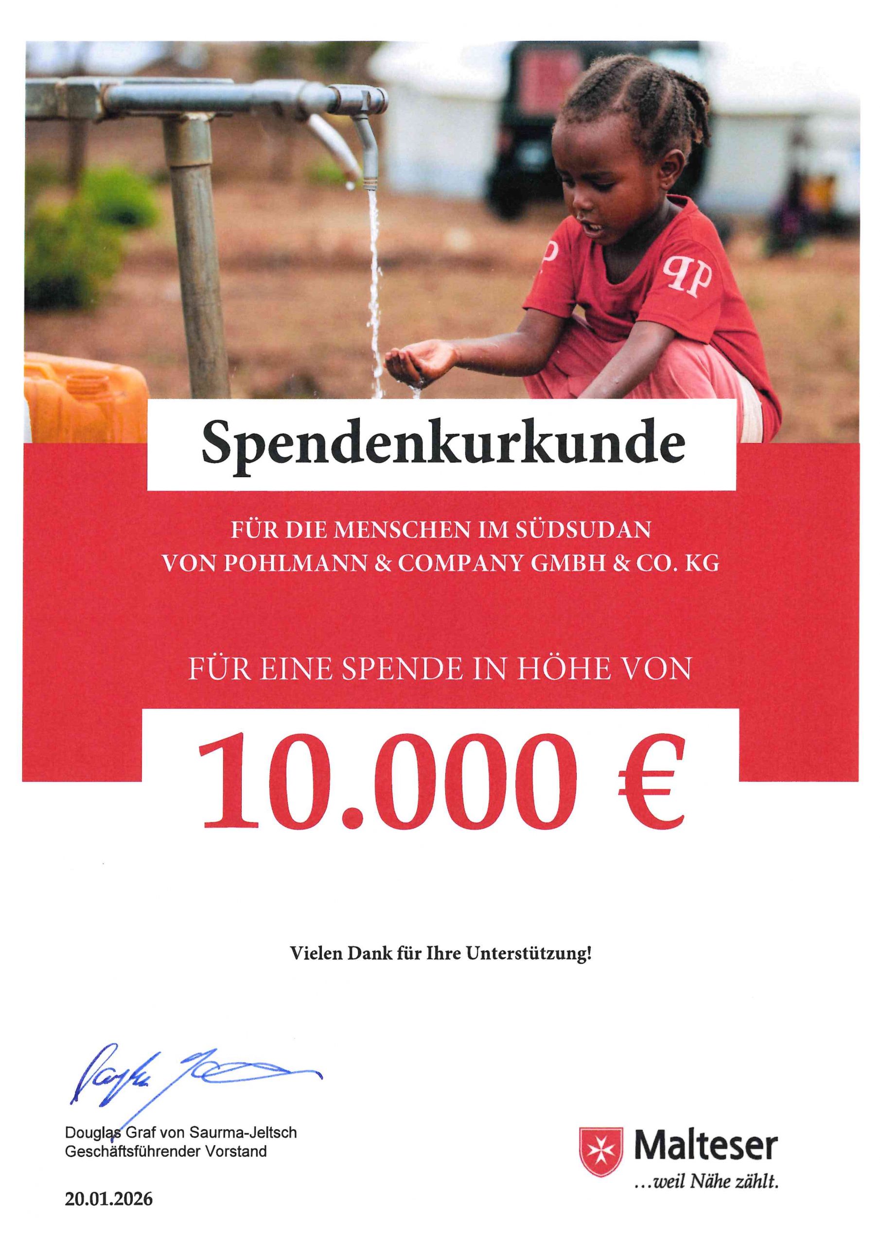 Südsudan: Warum Pohlmann & Company die Arbeit der Malteser unterstützt ...